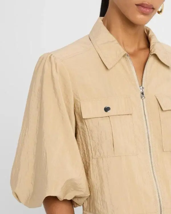 Cinq À Sept Ottie Cropped Jacket - Khaki