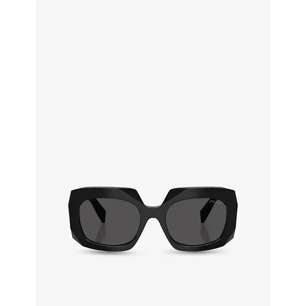 Prada Pr B23s Square-frame Sunglasses - Black