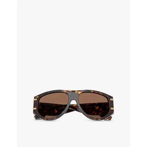 Dolce & Gabbana Pilot-frame Acetate Sunglasses - Brown