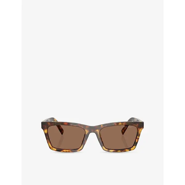 Miu Miu Mu A05s Square-frame Acetate Sunglasses - Brown