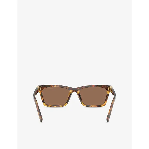 Miu Miu Mu A05s Square-frame Acetate Sunglasses - Brown