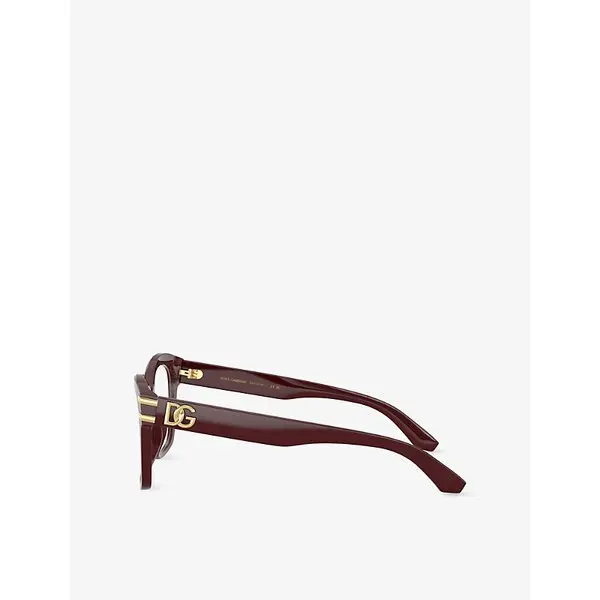 Dolce & Gabbana Dg3419 Square-frame Optical Glasses - Red
