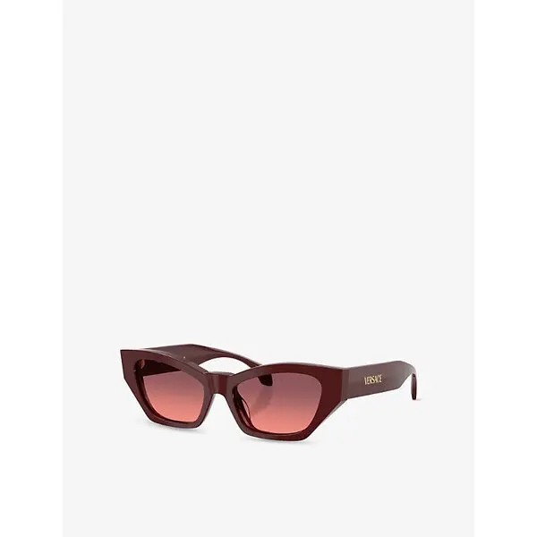 Versace Cat-eye Acetate Sunglasses - Red