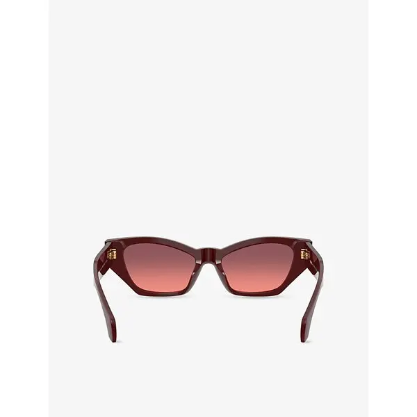 Versace Cat-eye Acetate Sunglasses - Red