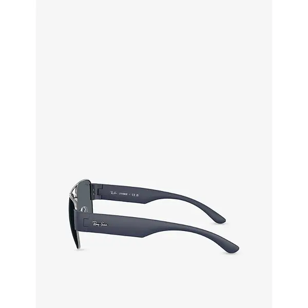 Ray-ban Square Metal Sunglasses - Silver