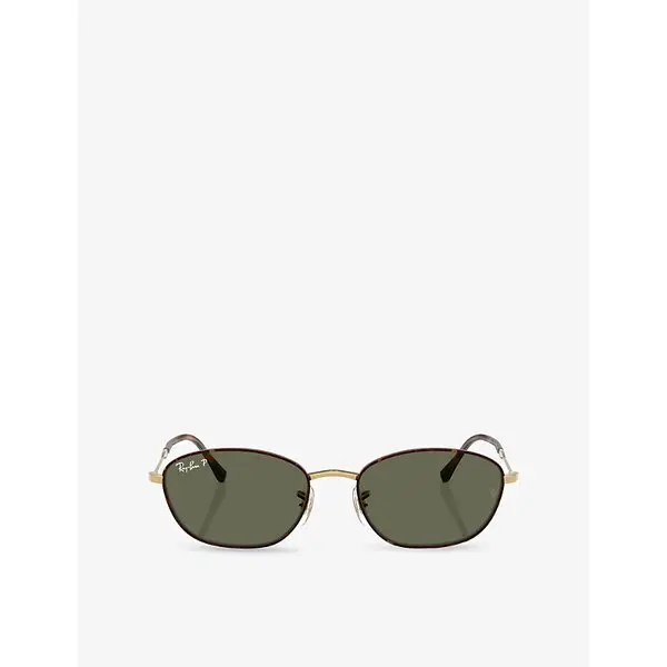 Ray-ban Irregular-frame Tortoiseshell Sunglasses - Brown