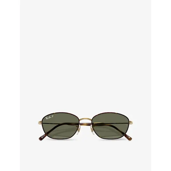 Ray-ban Irregular-frame Tortoiseshell Sunglasses - Brown