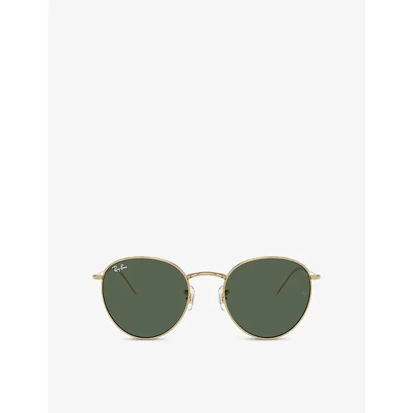 Ray-ban Round-frame Sunglasses - Gold
