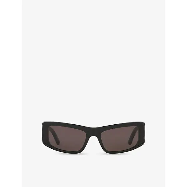 Balenciaga Cat-eye Frame Sunglasses - Black