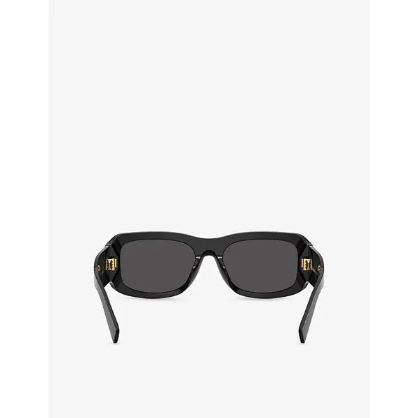 Dolce & Gabbana Rectangular-frame Sunglasses - Black