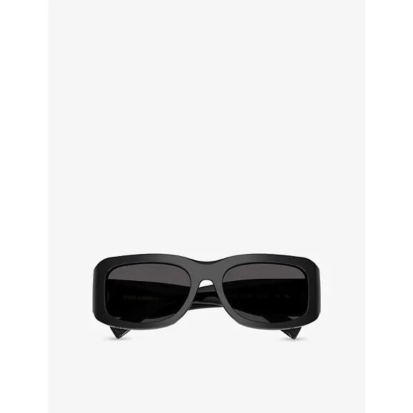 Dolce & Gabbana Rectangular-frame Sunglasses - Black