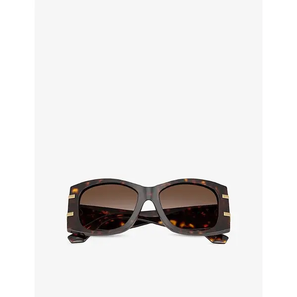 Dolce & Gabbana Dg4501 Butterfly-frame Acetate Sunglasses - Brown