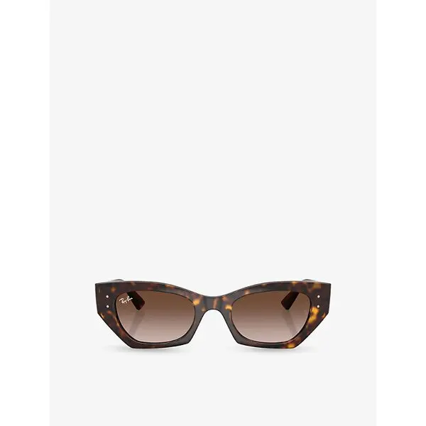 Ray-ban Irregular-frame Sunglasses - Brown