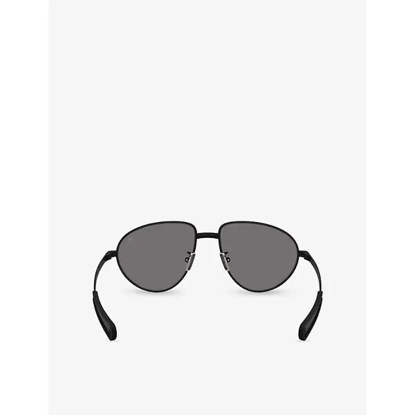 Moncler Me4009 Vizla Aviator Sunglasses - Black