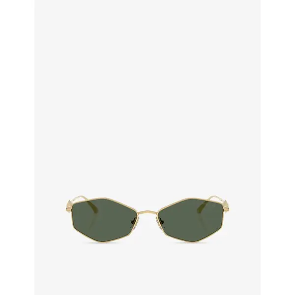 JIMMY CHOO Jc4017 Octagon Metal Sunglasses - Gold