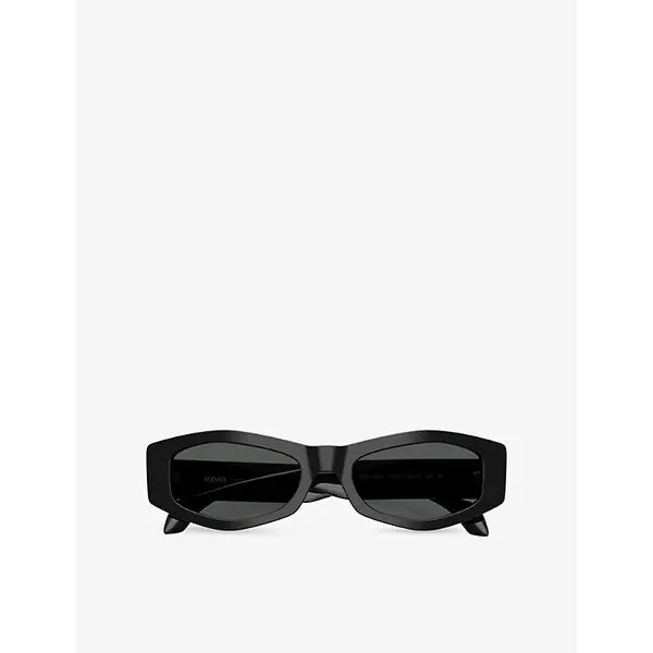 Versace Rectangle-frame Acetate Sunglasses
