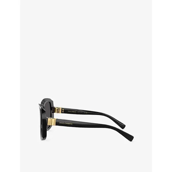 Dolce & Gabbana Dg4495 Square-frame Sunglasses - Black