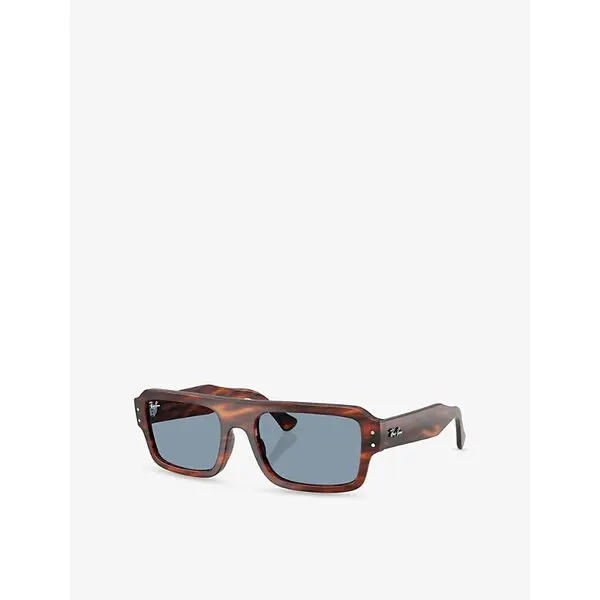 Ray-ban Rectangle Sunglasses - Brown