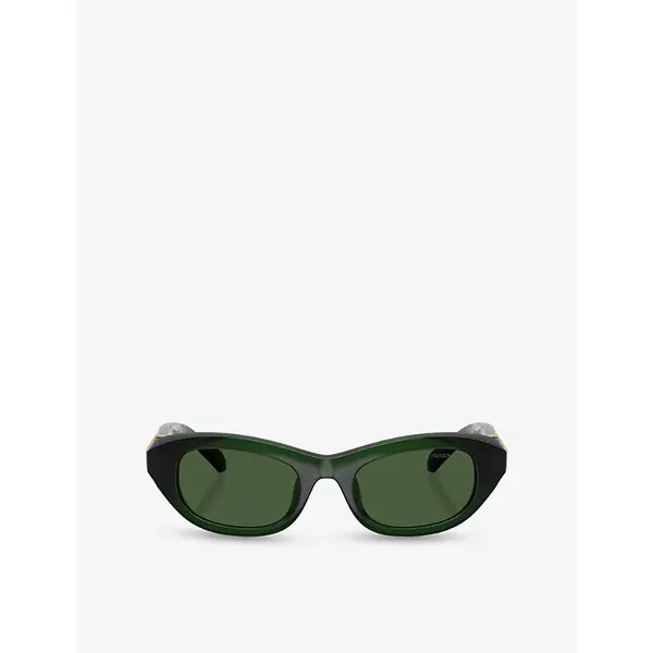 SWAROVSKI Sk6036u Cat-eye Sunglasses - Green