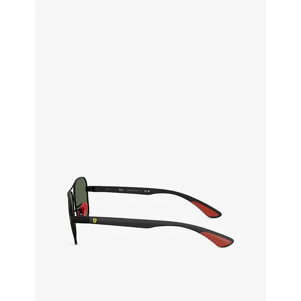 Ray-ban Square-frame Metal Sunglasses - Black