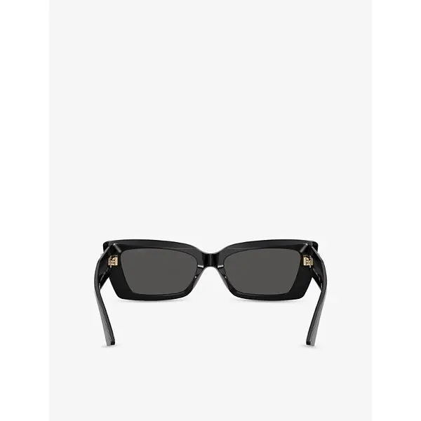 JIMMY CHOO Cat-eye Acetate Sunglasses - Black