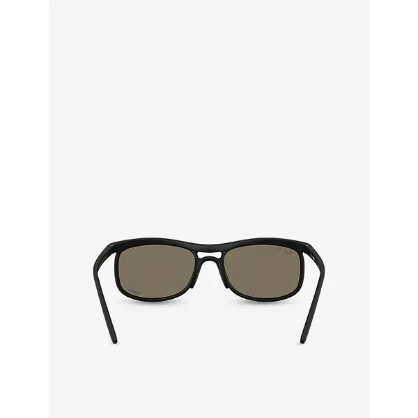 Ray-ban Rb4452ch Chromance Square Sunglasses - Black