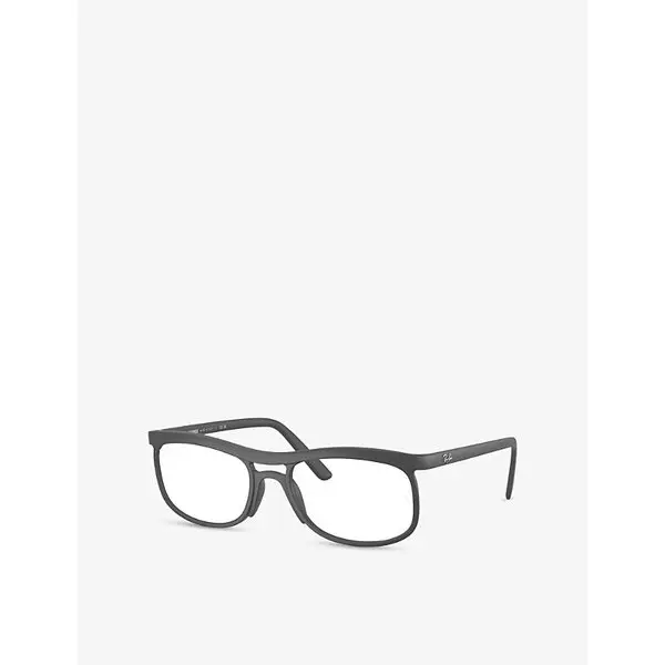 Ray-ban Pillow-frame Metal Optical Glasses - Grey