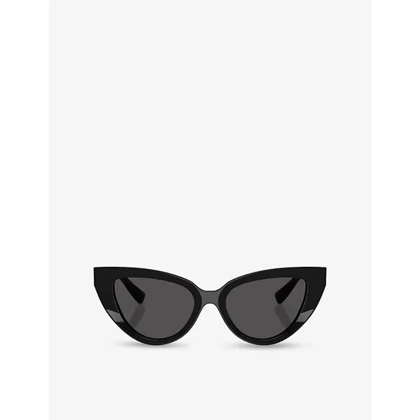 Dolce & Gabbana Dg4497 Cat-eye Acetate Sunglasses - Black