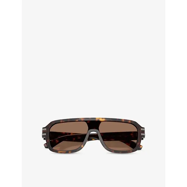 Dolce & Gabbana Dg4507 Pilot-frame Sunglasses - Brown