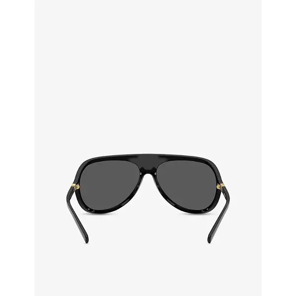 Miu Miu Aviator-frame Sunglasses - Black