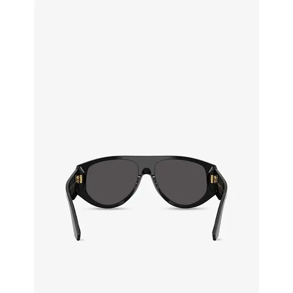 Dolce & Gabbana Pilot-frame Acetate Sunglasses - Black