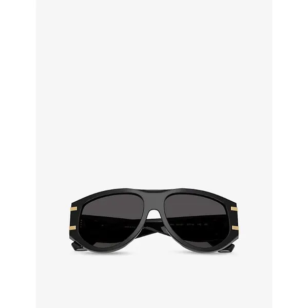 Dolce & Gabbana Pilot-frame Acetate Sunglasses - Black