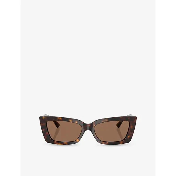 JIMMY CHOO Cat-eye Sunglasses - Brown