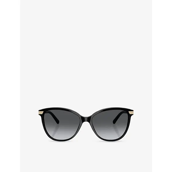 Burberry Cat-eye Frame Acetate Sunglasses - Black