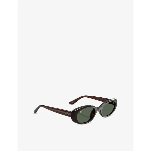 Ray-ban Pillow-frame Acetate Sunglasses - Brown