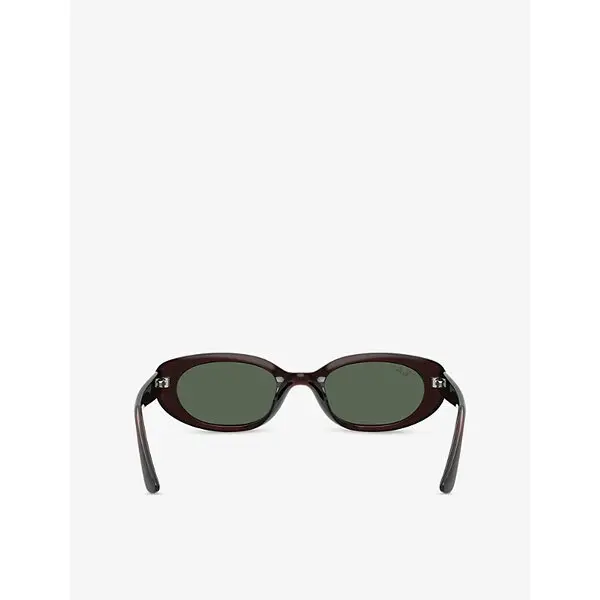 Ray-ban Pillow-frame Acetate Sunglasses - Brown