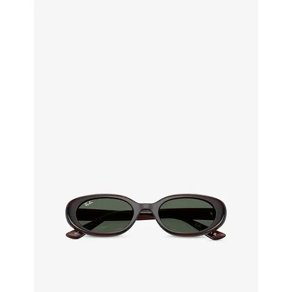 Ray-ban Pillow-frame Acetate Sunglasses - Brown