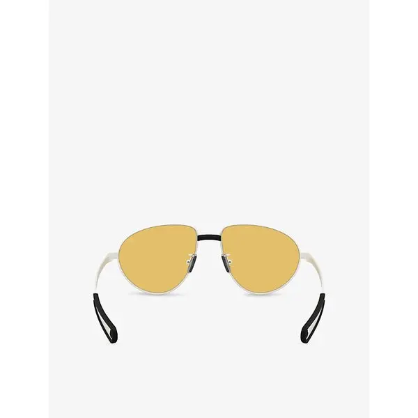 Moncler Vizla Aviator-frame Sunglasses - Silver