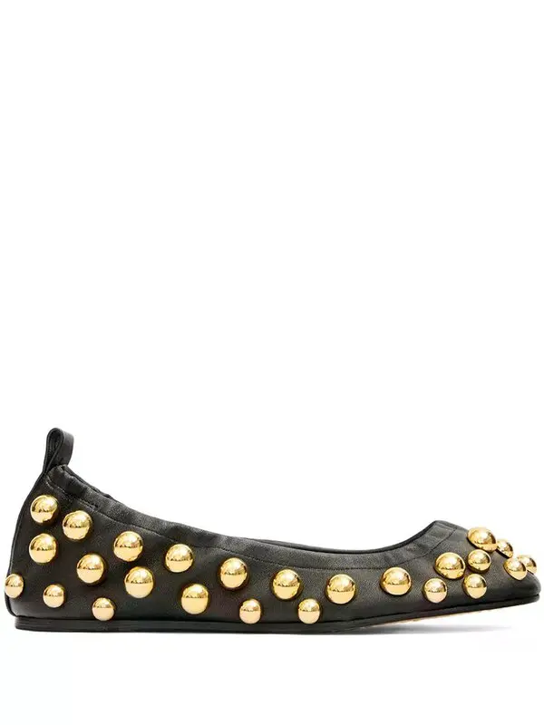 Isabel Marant Étoile Belna Studded Leather Ballet Flats
