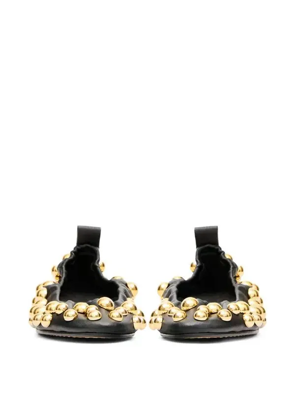 Isabel Marant Étoile Belna Studded Leather Ballet Flats