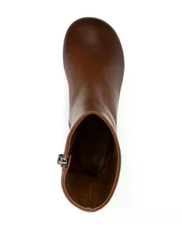 Marsèll 50mm Basata Leather Ankle Boots - Brown