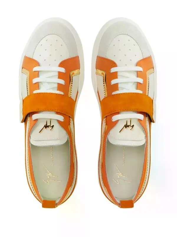 GIUSEPPE ZANOTTI Zenas Low-top Sneakers - Orange