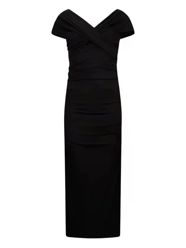 Liu Jo Draped V-neck Dress