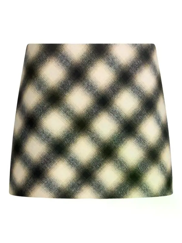 Liu Jo Checked Pattern Skirt - Neutrals