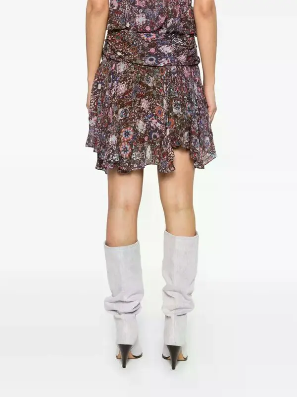 MARANT ETOILE Berenicia Mini Skirt - Red