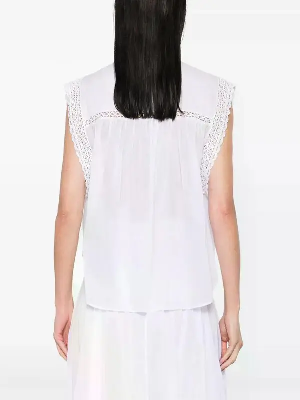 MARANT ETOILE Gresia Top - White