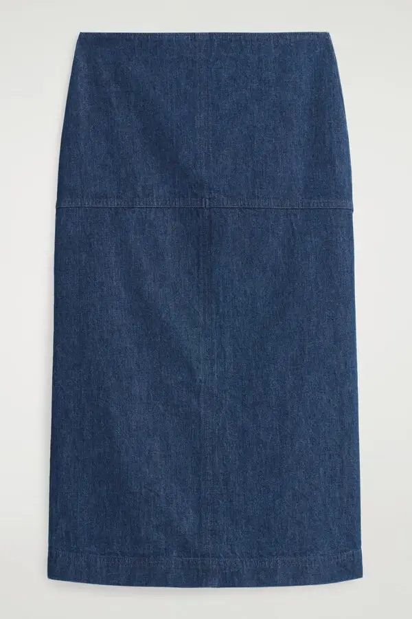 Cos Denim Pencil Skirt