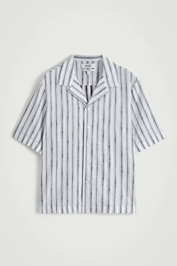 Cos Striped Resort Shirt