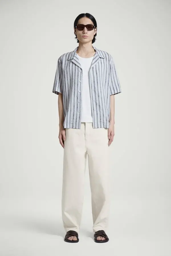 Cos Striped Resort Shirt