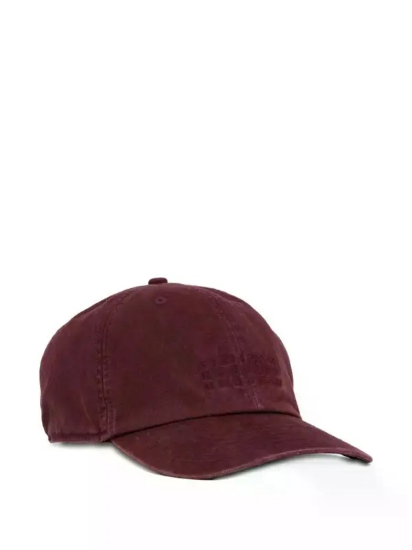 MAISON MARGIELA Cotton Baseball Cap - Red